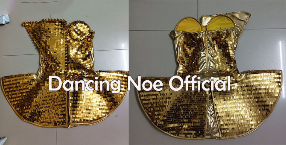 New Style Handmade Silver Reflective Dance Costume Sequins Light Stage ...
