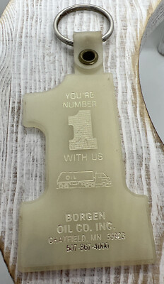 Chatfield MN Minnesota BORGEN OIL Advertising Keychain Gas Auto ...