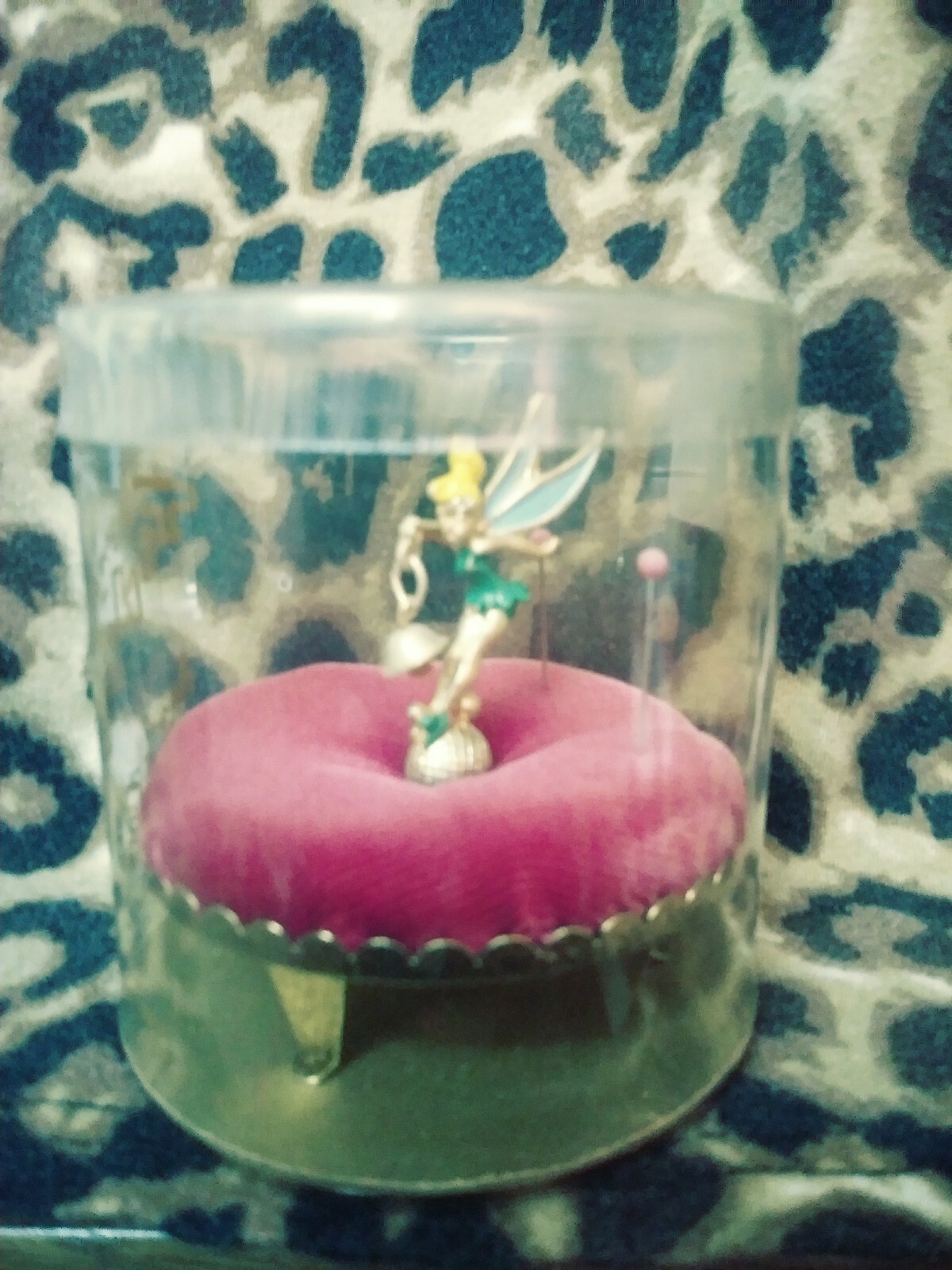 Vintage Tinker Bell Pin Cushion "Rare" find original container Disney ...