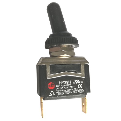 2Pcs KEDU HY29H 2Pins 250V 15A 2HP SPST On Off Toggle Switches for ...