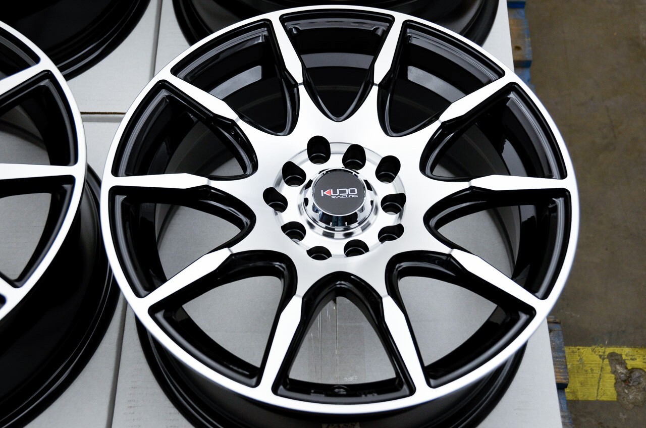 15" Black Wheels Rims 5 Lugs Toyota Prius Corolla Camry VW Jetta Honda ...