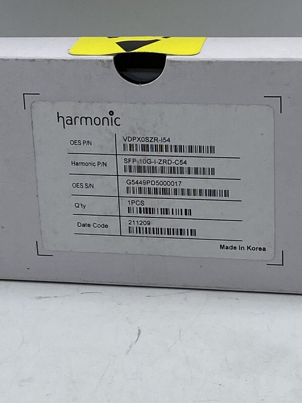 HARMONIC SFP-10G-I-ZRD-C54 TRANSCEIVER MODULE | eBay