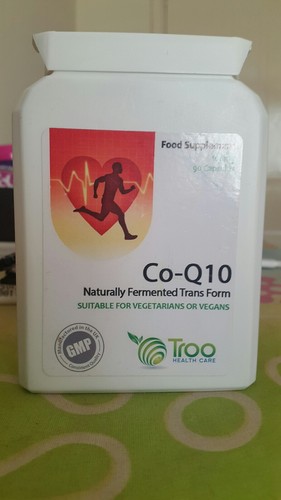 Troo Health Care Co-Enzyme Q10 100mg Vegetarian Capsules - 90 Count for ...