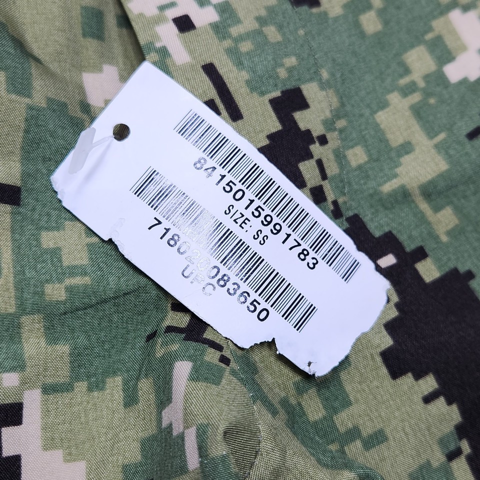 US Navy Working Uniform NWU Small Short Trousers Camo Gore-Tex APEC ...