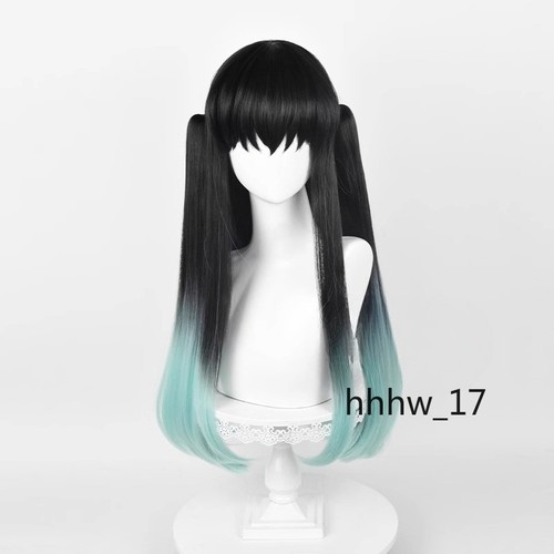 Demon Slayer Tokito Muichiro Cosplay Prop Costume Wig Hair Anime ...