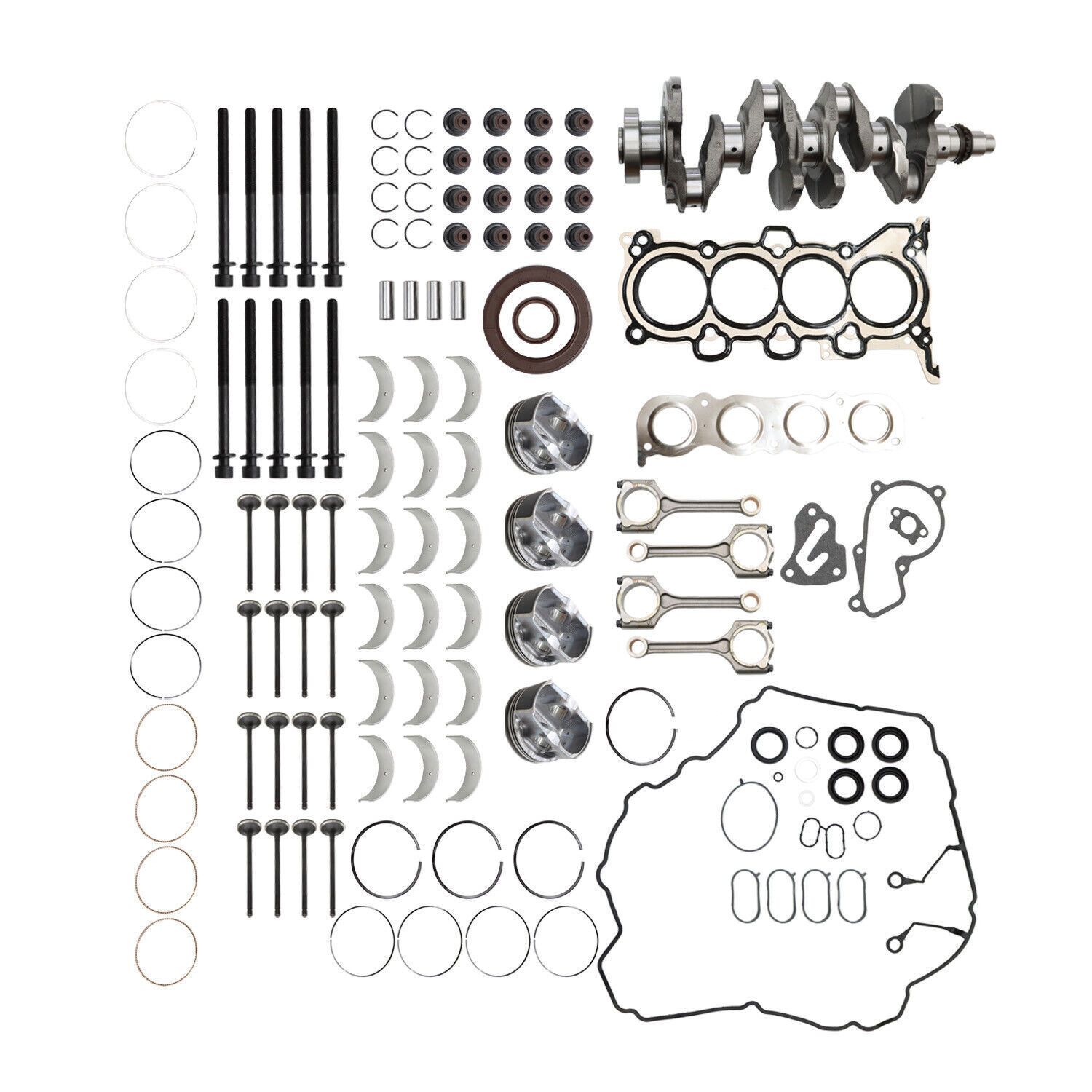 For Hyundai Kia G4NA 2.0L Engine Overhaul Rebuild Kit - Crankshaft Rod ...