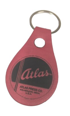 Atlas / Craftsman Lathe, Mill, Press novelty Leather keychain (RED) | eBay