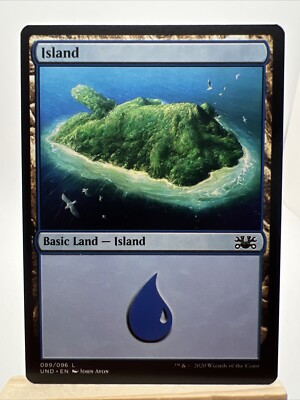 Island #089 MTG Unsanctioned Basic Land NM Blue Land Magic The ...