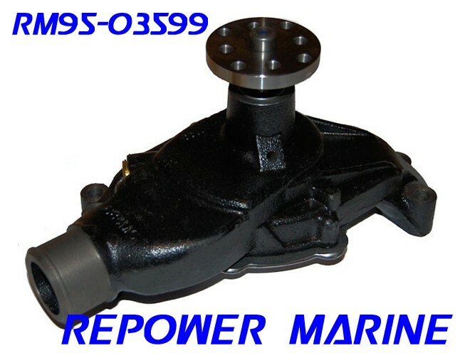 Circ Water Pump for Mercruiser, Volvo, OMC 4.3L, 5.0L, 5.7L, 8M0113734 ...