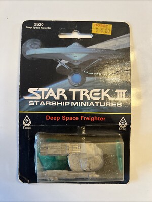DEEP SPACE FREIGHTER Star Trek III Starship Miniatures FASA 1984 MINT ...
