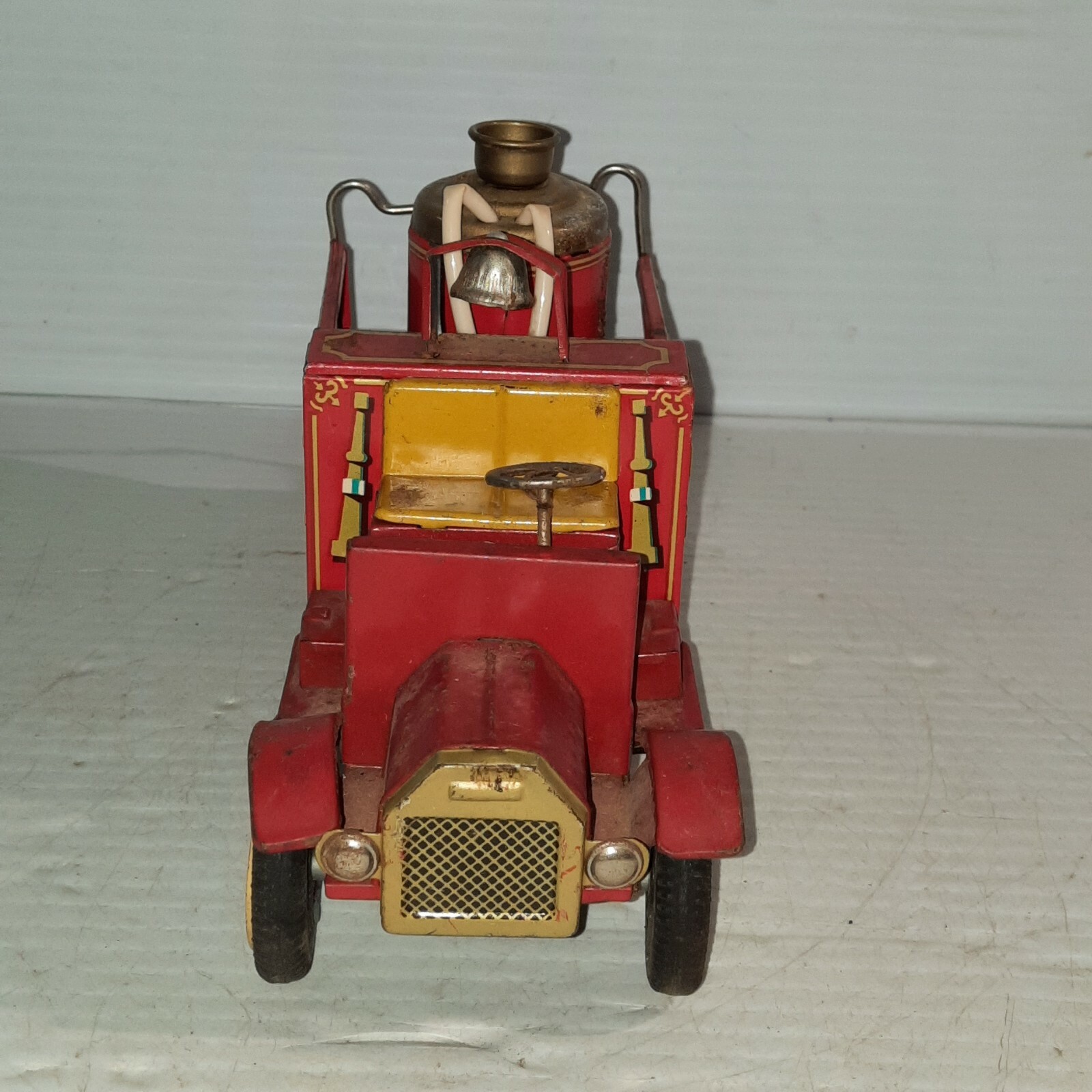 Vintage Cragstan Tin Toy "Old Smokey" Fire Engine Friction Toy Truck | eBay