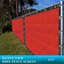 Ifenceview 10 FT Width Red Fence Privacy Screen Mesh Awning Canopy ...