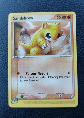 Pokémon TCG Sandshrew EX Sandstorm 75/100 Regular Common | eBay