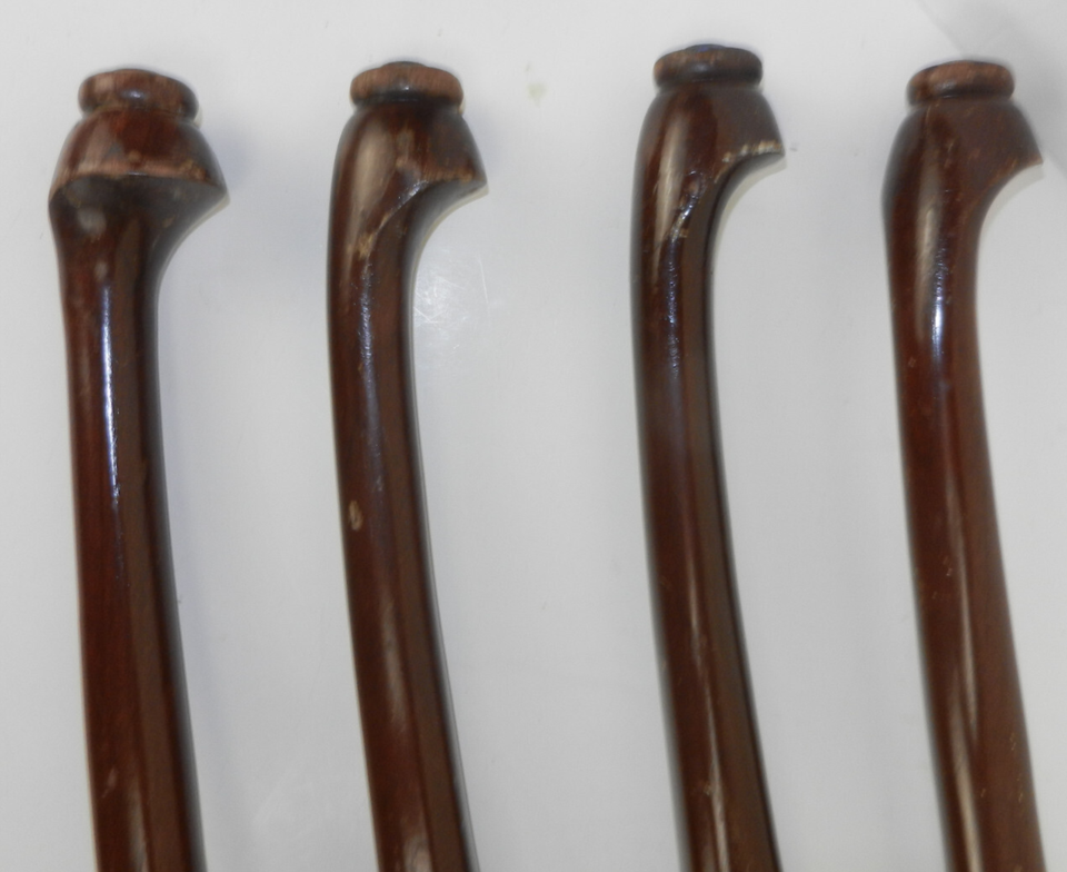 SET of 4 LEGS Singer Queen Anne #40 Sewing Machine Cabinet PARTS ONLY w ...