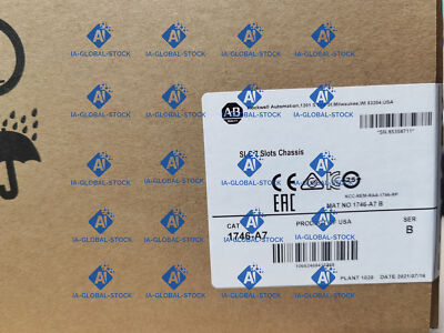 New Allen-Bradley 1746-A7 SLC 500 7-Slot Rack Chassis PLC Module with ...