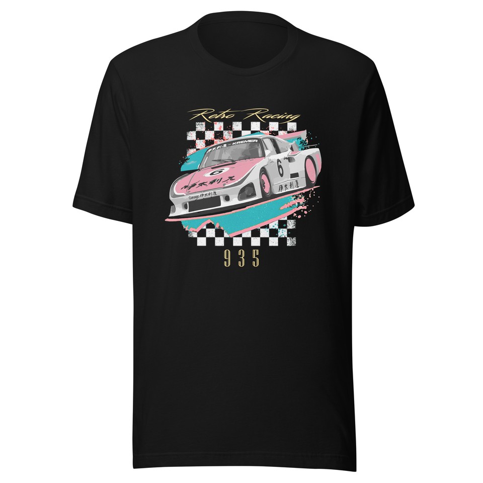 80s Retro Racing Nostalgia 935 Race Car Graphic GT Road Racer t-shirt ...