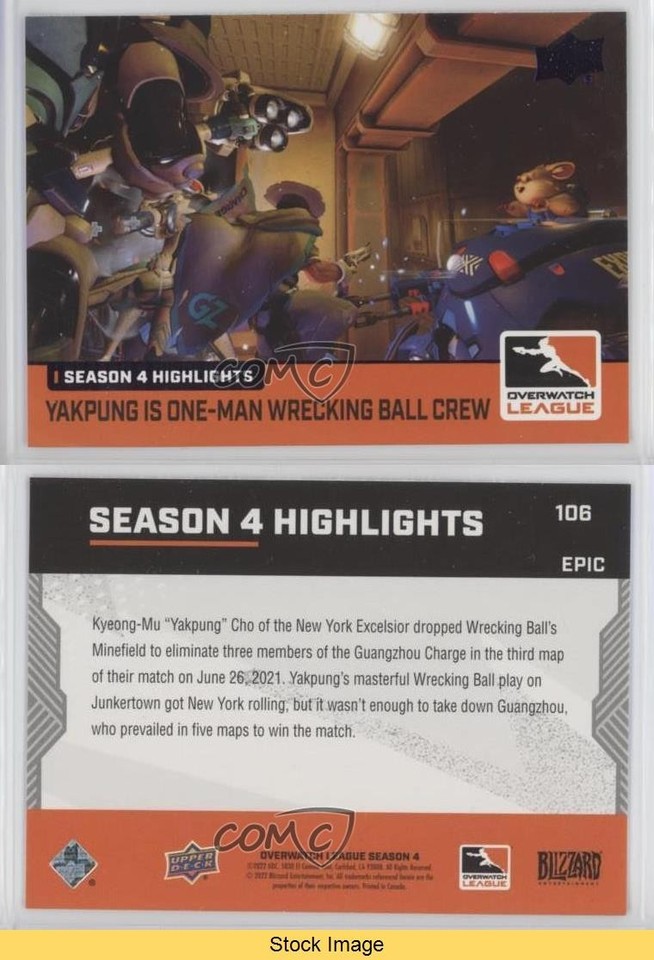2023 Overwatch League Season 4 2021 Recall Highlights Epic Yakpung #106 ...