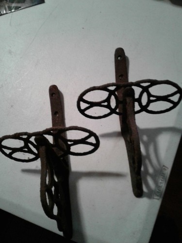 2pc Vintage Cast Iron Snow Birds Roof Guards, Architectural Salvage 11 ...