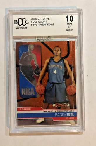 Graded 2006-07 Topps Full Court Randy Foye Card | eBay