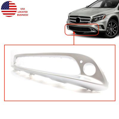 front bumper lower valance skid plate molding silver for 2015- 17 GLA ...