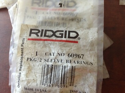 NEW Ridgid 60967 Sleeve Bearings PKG 2 | eBay