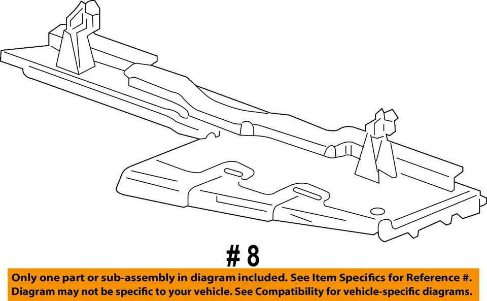 GM OEM 14-17 Regal Cooling Radiator Components-Upper Baffle 23447531 | eBay