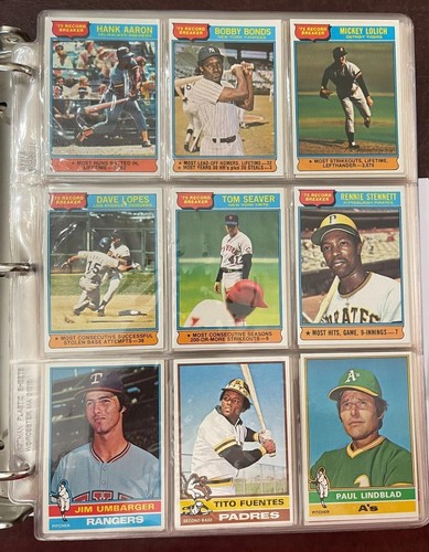 1976 Topps Baseball COMPLETE Set (660)w/Traded NM! - Eckersley Rookie ...