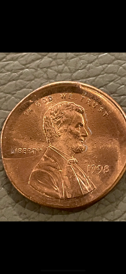 1998 ERROR PENNY DOUBLE FACE VERY RARE | eBay