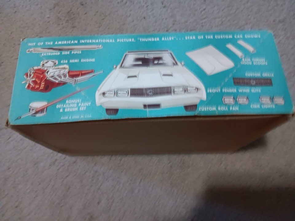 Rare Vintage MPC 1:25 Scale Dodge Thunder Charger Plastic Model Kit | eBay