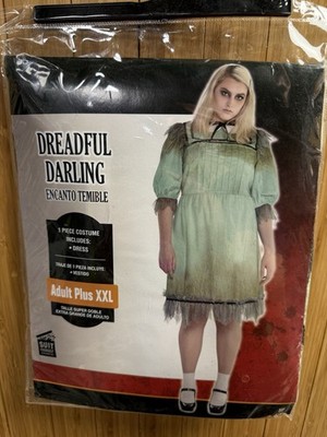 Dreadful Darling Ghost Adult Size XXL 18-20 Amscan Halloween Costume ...