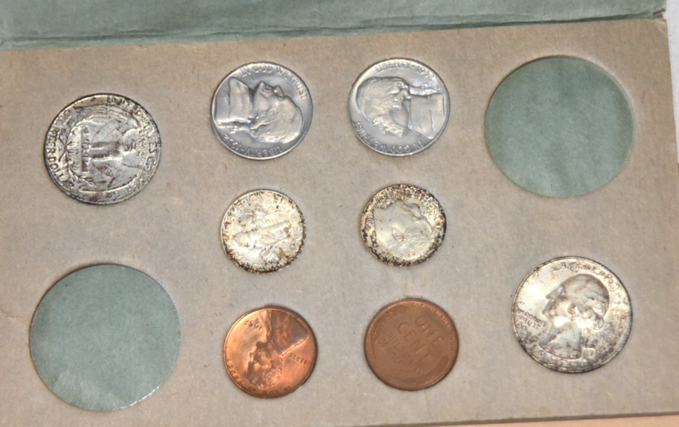 1952 P D S US Double Mint Set W/ Original Holders Partial Set | eBay