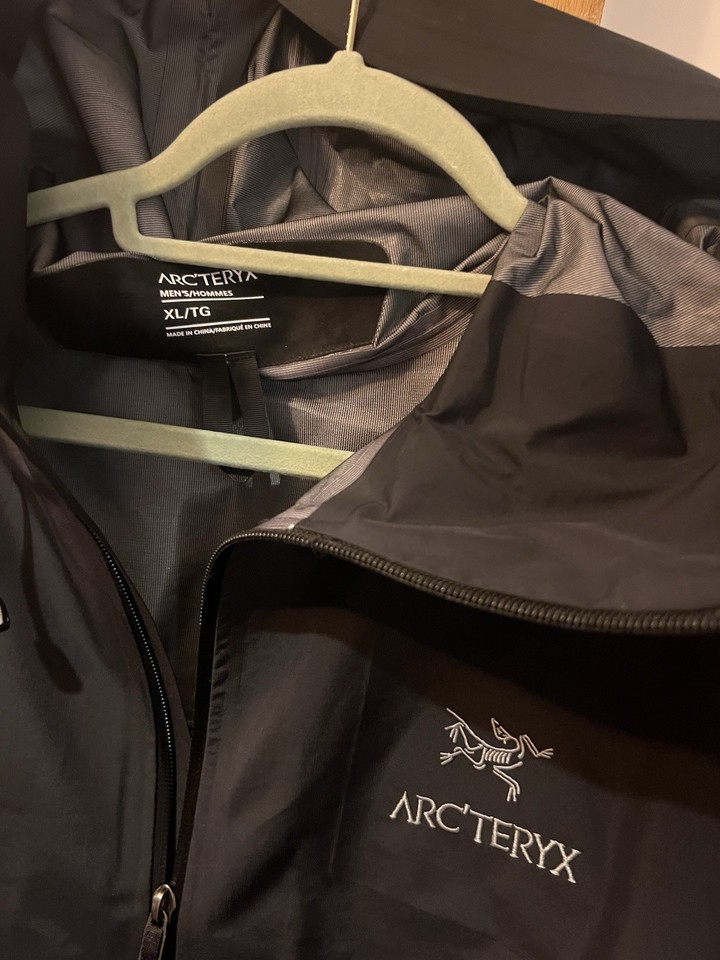Arc'teryx Beta LT Men's Jacket Size Extra Large Black Gore-Tex Rain ...