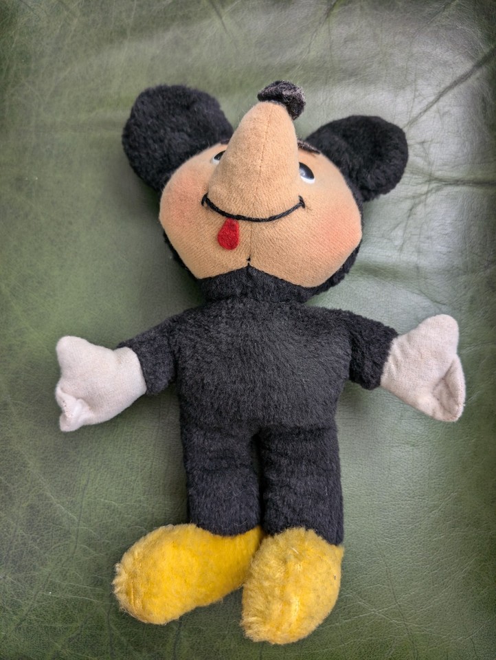 Mickey Mouse Vintage Plush Toy 60s Walt Disney Stuffed Animal 70s B1 | eBay