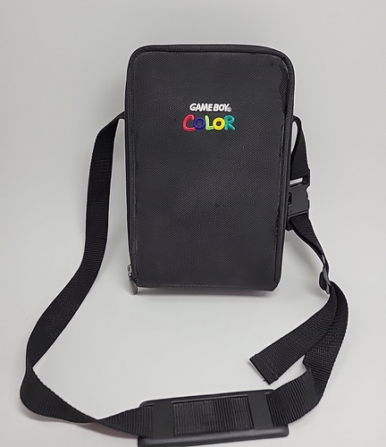 Nintendo Gameboy Color Travel Carrying Case Bag Zipper Shoulder Strap ...
