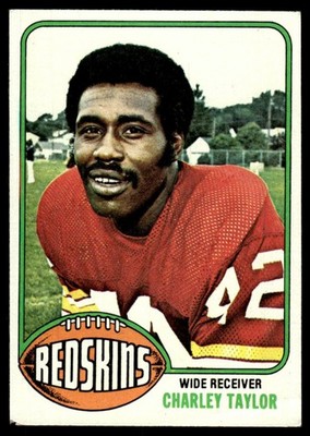 1976 Topps Charley Taylor Washington Redskins #450 | eBay
