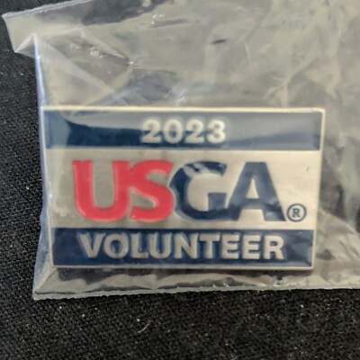 2023 123rd US Open USGA VOLUNTEER PIN (1 5/16”) - BRAND NEW IN BAG! | eBay
