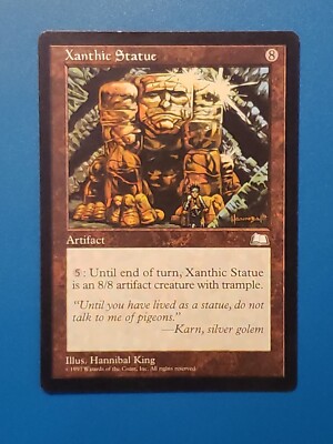 MTG Xanthic Statue Weatherlight Regular Rare | eBay