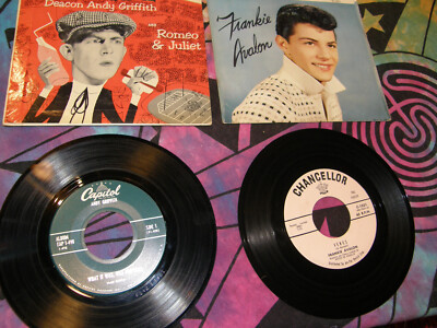 ANDY GRIFFITH "What It was, was Football" rare COMEDY + Frankie Avalon ...