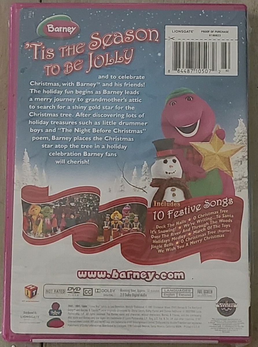 Barney Christmas Star Dvd Barney's Christmas Star DVD (2009) Brand New