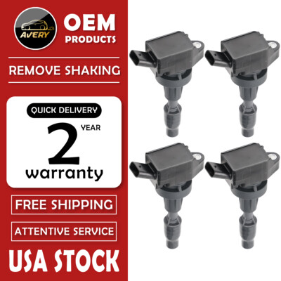 4x Ignition Coil For Hyundai Elantra Sonata Tucson Optima Soul 1.6L ...