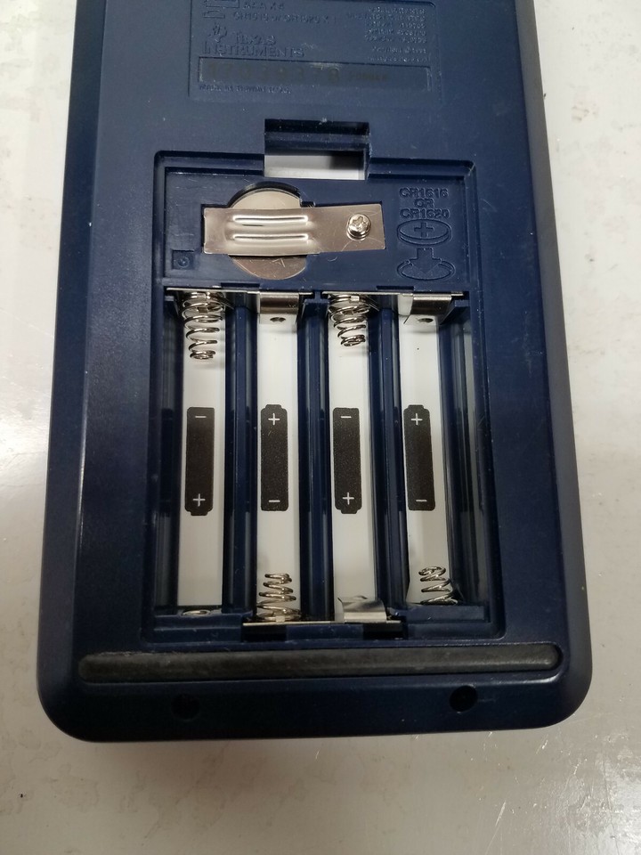 Texas Instrument TI-81 Blue Graphing Calculator With Cover, Tested ...