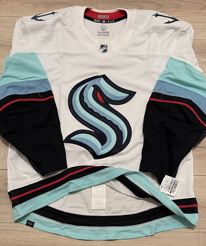 NEW Adidas MiC Seattle Kraken Team Issue Authentic Pro Stock White ...