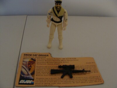 1985 GI JOE FROSTBITE SNOW CAT DRIVER COMPLETE | eBay