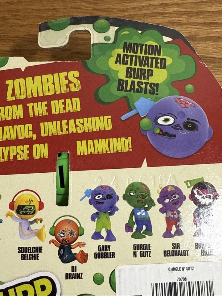 Burp Zombie Gurgle N’ Guts Motion Activated Talking Toy Burp Belching ...