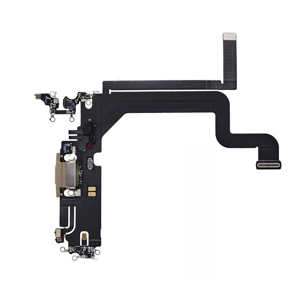 Charging Port Microphone Interface Flex Cable Replacement For iPhone 14 ...