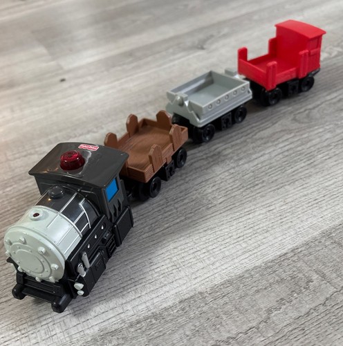 2003 Fisher GeoTrax Tracktown Railway RC Train 3 Cars B1836 for sale ...