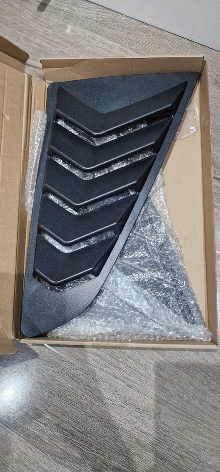 Side Window Louvers ABS Windshield Sun Shade Cover for Ford Mustang ...