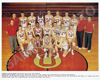 1961-62 OHIO STATE BUCKEYES BASKETBALL FINAL FOUR 8 X10 PHOTO LUCAS ...