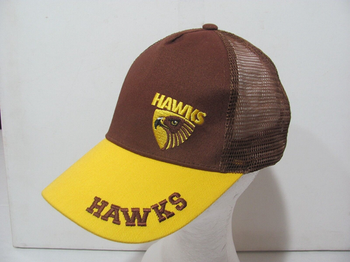 Official AFL Hawthorn Hawks Cap Adjustable One Size Fits All | eBay ...
