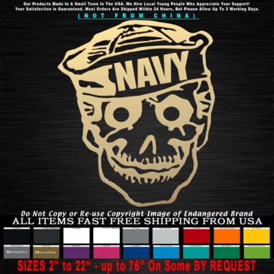 Navy Skull Dixie Cup Hat Squid Swabbie Veteran Armed Forces Subbie ...